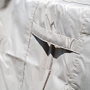 OVIOS Patio Furniture Set Cover Outdoor Sectional Sofa Set Cover Outdoor Sofa and Ottomans Cover Waterproof Furniture Covers, 78" L x 31" W x 29" H, Beige-Brown