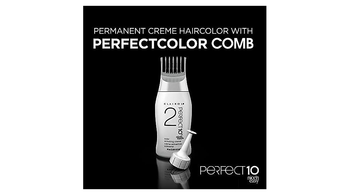 Clairol Nice'n Easy Perfect 10 Hair Color - Darkest Brown Pack of 2