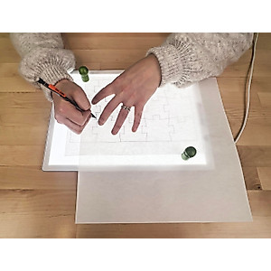 CutterPillar Glow Elite Mini LED Light Board, with Translucent, Self-Healing Cutting Mat
