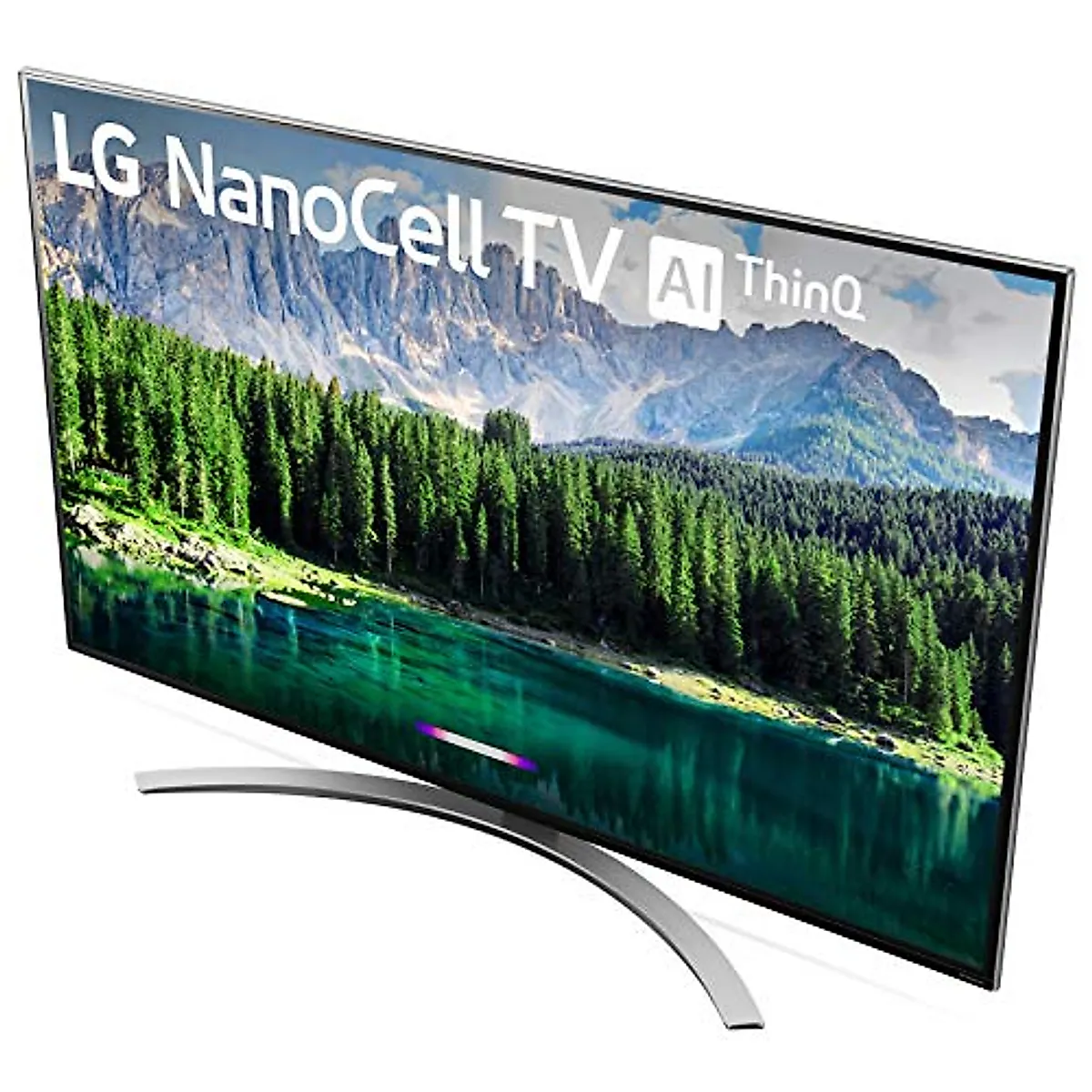 LG 55SM8600PUA Nano 8 Series 55" 4K Ultra HD Smart LED NanoCell TV (2019), Black