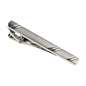 TIE G Clip on Tie for Uniform, Blade 3.30" (8.5 cm), Length 21.25" (54 cm) (Navy, Regular)