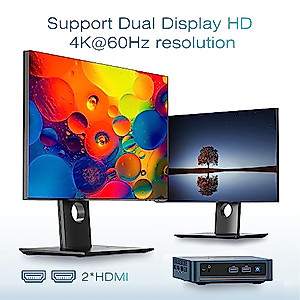 Trycoo WI-4 Mini PC with Intel N5105(2.9GHz) Processor,16GB DDR4 RAM and 512GB M.2 2280 SSD Mini Desktop Computer,BT4.0,Dual WiFi,Dual 4K HD HDMI Ports,Gigabit Ethernet for Home/Office/Study