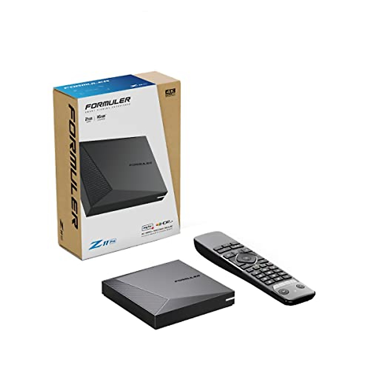 Formuler Z11 Pro 4K Android 11 Dual Band 5G Gigabit LAN 2GB Ram 16GB Storage with Premium IR1 Remote Control | Bonus 4K High Speed HDMI Cable