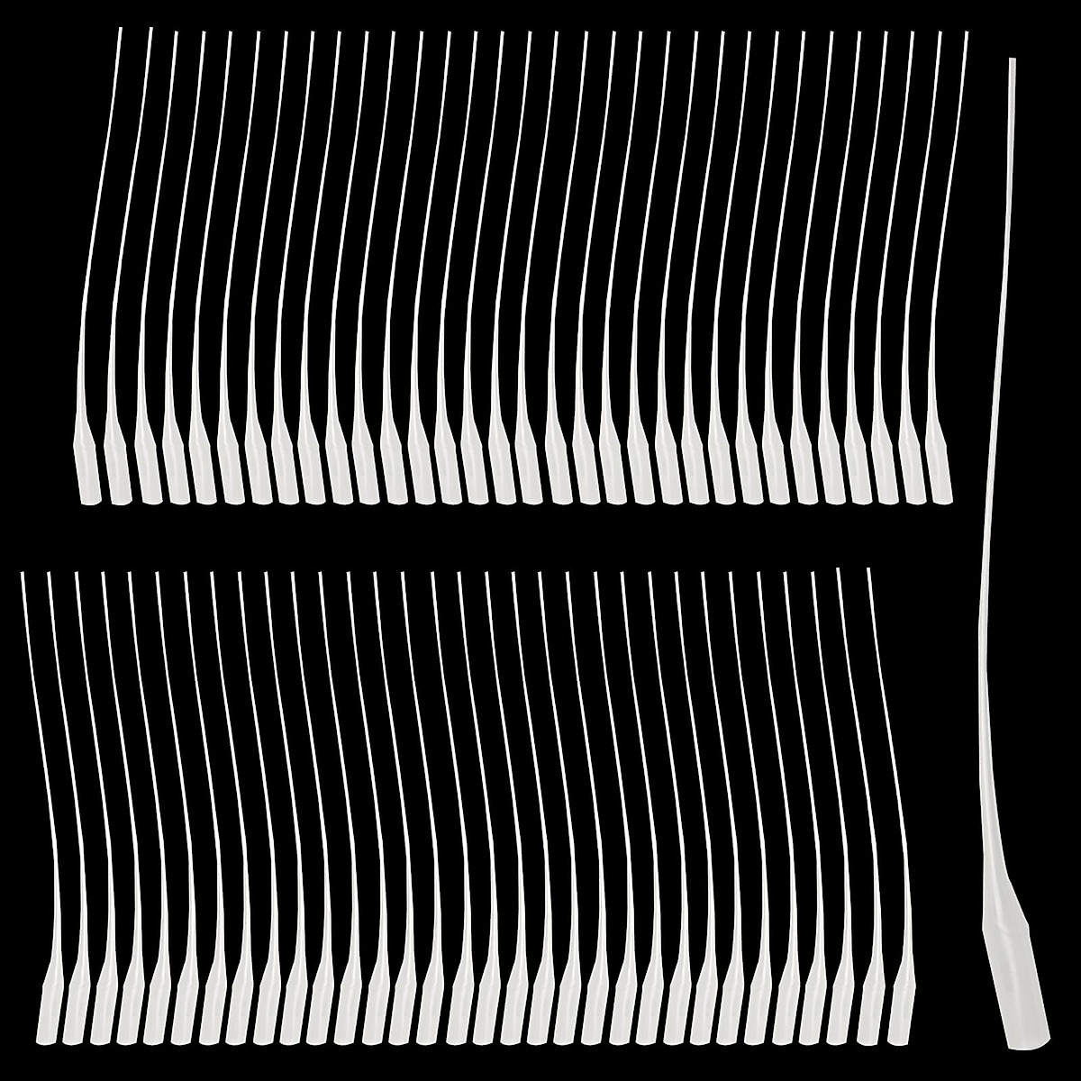 HAPY SHOP 600 Pcs Glue Micro-Tips Plastic Glue Extender Precision Applicator Micro Glue Tips for Crafting, Lab Dispensing,Adhesive Dispensers,4.7 Inch