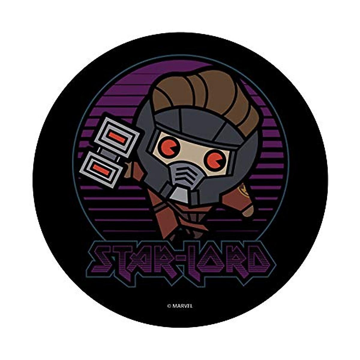 Marvel Star-Lord Guardians of Galaxy Kawaii PopSockets PopGrip: Swappable Grip for Phones & Tablets