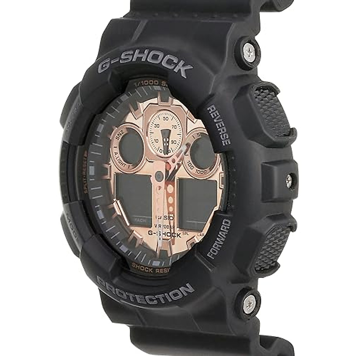 Casio Men's G Shock GA710GB-1A Black Rubber Quartz Sport Watch