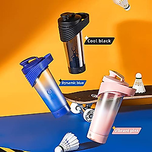 Electric Shaker Bottle, 28 oz Blender Bottles, Made with Tritan - BPA Free - Portable Mixer Cup/USB Rechargeable Shaker Cups for Protein Shakes
