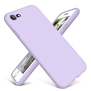DTTO for iPhone SE Case 2020/2022, iPhone 7 8 Silicone Phone Case, [Romance Series] Shockproof Phone Case with Honeycomb Grid Cushion for Apple iPhone 7/8/SE 2020/2022, 4.7 inch, Lavender