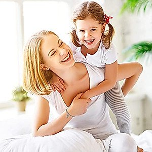 Estendly Initial Heart Charm Bracelets for Kids 6mm Stainless Steel Beaded Delicate Letters C Bracelet Jewelry Birthday Gift for Sister