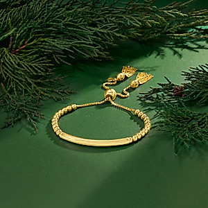 Ross-Simons Italian Bead Bolo Bracelet