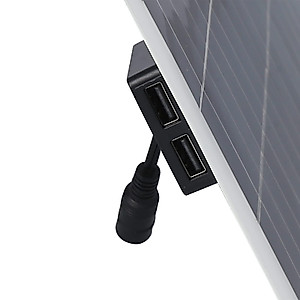 Natudeco 20W 18V Solar Panel Flexible Panel Charging Panel Foldable Portable Charging Device for Car Boat Mobile Phone Advertising Light Outdoor