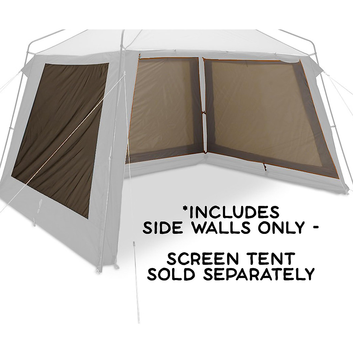 Eureka! NoBugZone Side Walls Accessory (Compatible with, but Not Included—The NoBugZone Screen House Tent and NoBugZone 3-in-1 Camping Shelter—Both Sold Separately)