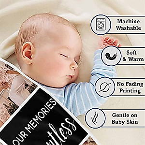 Artsadd Custom Best Friend Blanket with Photos, Best Friends Forever Bed Blanket Personalized Friendship Picture Throw Blanket for Girls BFF Customized Birthday Gifts for Women 30x40