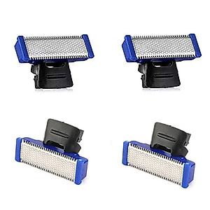 4PCS Replacement Heads for Electric Shaver Cleaning Trimmer Head Solo Trimmer Replacement Cutter Head Hybrid Razors Blades（Pack of 4)