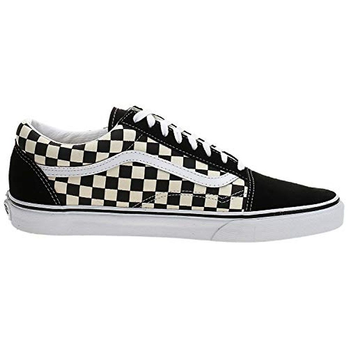 Vans Men's UA Old Skool Sneakers, Primary Check Black/White, 8