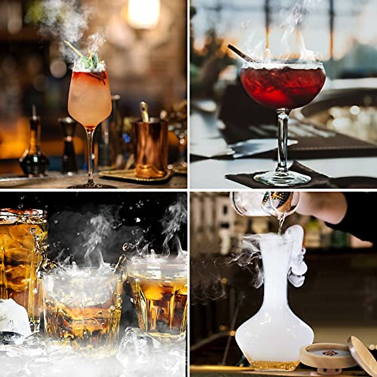 2023 New Cocktail Smoker Kit,Whiskey Bourbon Drink Smoker Kit with Torch (No Butane),6 Wood Chips Flavors Old Fashioned Smoker Kit Gift for Men,Husband,Father