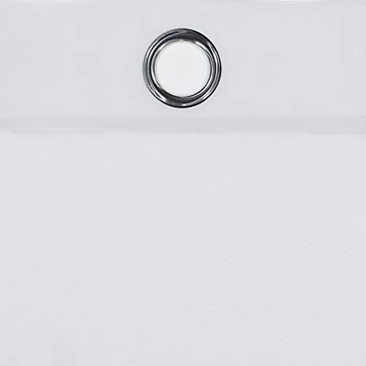 Eclipse Kiara Modern Sheer Voile Light Filtering Grommet Window Curtains for Bedroom (2 Panels), 54 in x 84 in, White