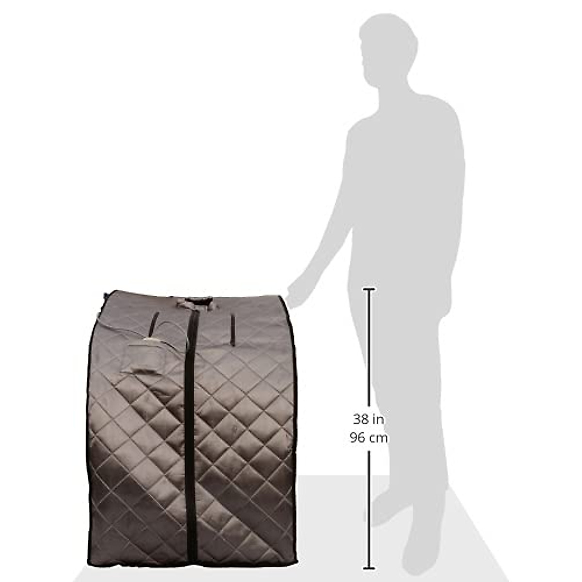 Heatwave Rejuvenator Portable Personal Sauna with FAR Infrared Carbon Panels, Heated Floor Pad, Canvas Chair
