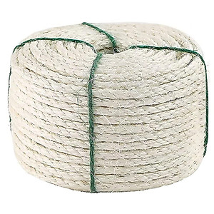 Pettipaws Natural Sisal Rope Cat Activity Structure, 38 inches, Wall Mount, Modern Design, All Life Stages