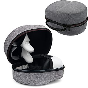 Carrying Case for VR, Hard Protective Carry Case for Meta, Lightweight Portable Travel Case Storage Bag for VR Gaming Headset and Controllers
