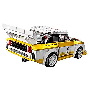 LEGO Speed Champions 1985 Audi Sport Quattro S1 76897 Toy Cars for Kids Building Kit Featuring Driver Minifigure (250 Pieces)