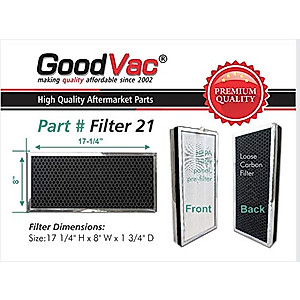 GOODVAC H13 True HEPA Filter Compatible with Medify MA 40 Air Purifiers (2-Pack)