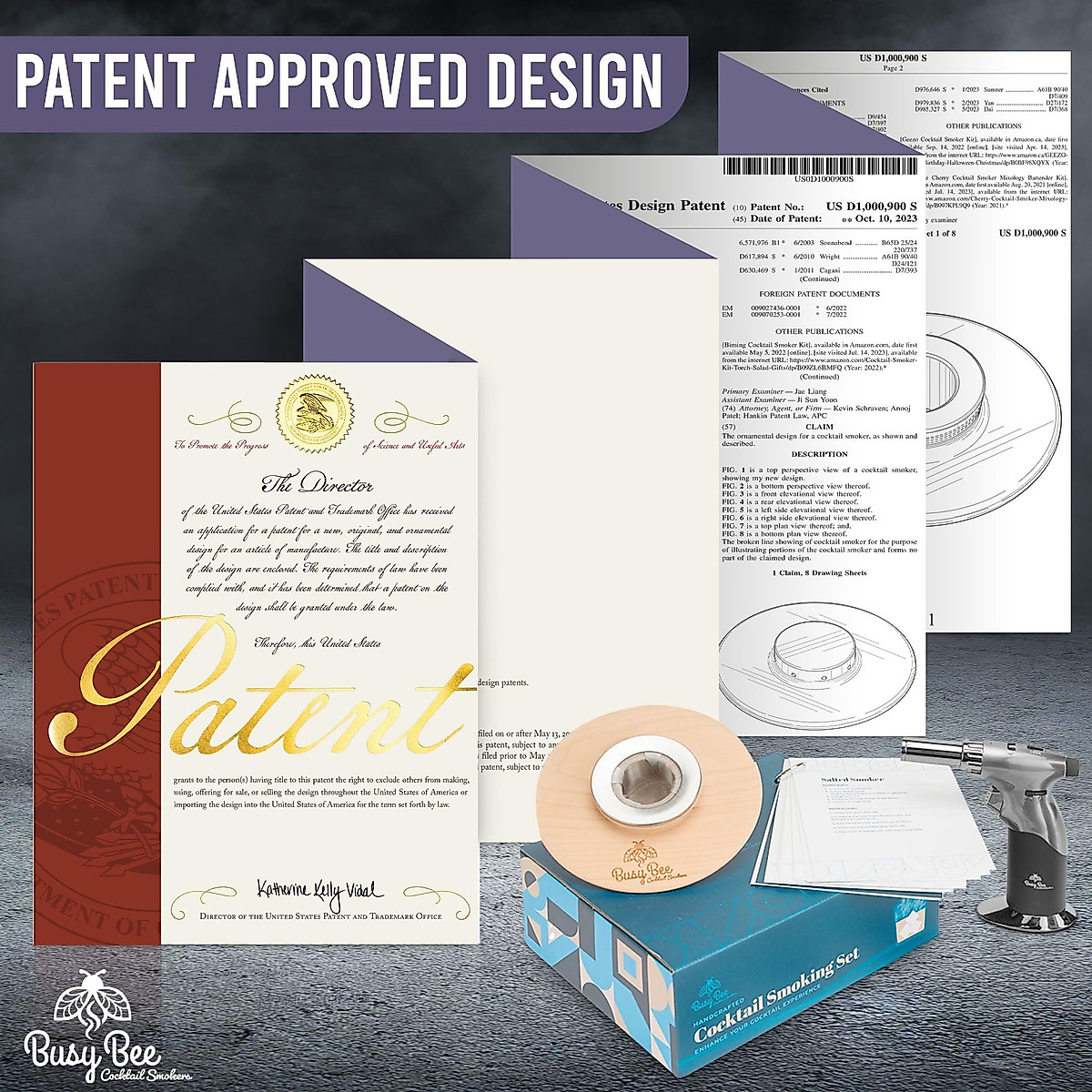 Cocktail Smoker Kit with Torch - Bourbon Smoker Kit - Whiskey Smoker Kit with Torch - Wood Chips - Smoked Old Fashioned Drink Smoker Kit - Bourbon Whiskey for Men and Dads