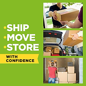 Scotch Sure Start Shipping Packaging Tape, 1.88" x 54.6 yd, Designed for Packing, Shipping and Mailing, No Splitting or Tearing, 3" Core, Clear, 8 Rolls (3450-8)