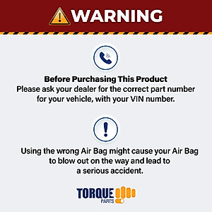 2 pack of TORQUE Air Spring Bag for Volvo Trucks (Replaces Firestone 8829, W01-358-8829 & Goodyear 1R12-405, Volvo 20505399) (2 x TR8829)
