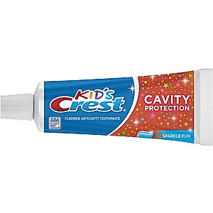 Crest Toothpaste for Kids, Cavity Protection Sparkle Fun 4.6 Ounces Each (Value Pack of 10)