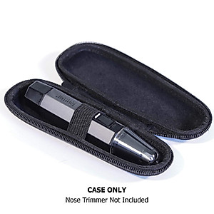ToiletTree Products Travel Case for The Professional Water Resistant Heavy Duty Steel Nose Trimmer with LED Light. Trimmer Not Included (Case)