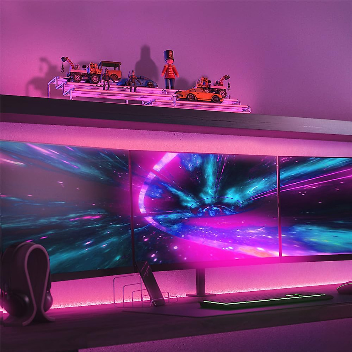 DecoBros Spice Rack 3 Tier Expandable Cabinet Spice Organizer Step Shelf Organizer (31.75~63.50 cm), Chrome