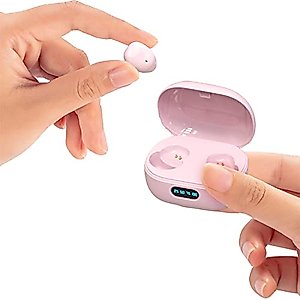 Xmenha Smallest Invisible Earbuds Hidden Discreet for Work Bluetooth Invisible Hidden Headphones Mini Micro Sleep Tiny Low Profile Earbuds for Small Ears