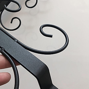 Wine Glasses Rack Under Cabinet Stemware Rack,Wine Glass Hanger Rack Wire Wine Glass Holder Storage Hanger for Cabinet Kitchen Bar BlackL