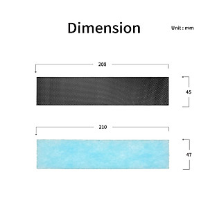 Mavnai Annual Mini Split Filter Bundle Compatible with Mitsubishi Electric MAC-2330FT-E and MAC-3000FT-E Filter Bundle, Anti-Allergy, Included Enzyme and Deodorizing Filters, without Frames (4 pk)