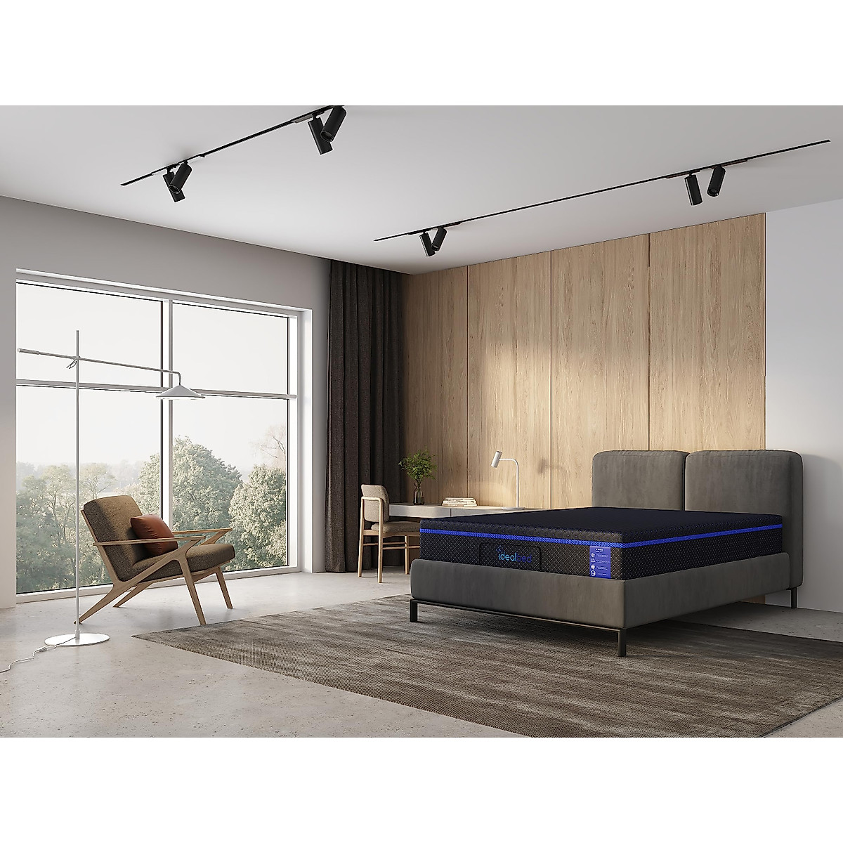 iDealBed S4 Nebula Luxury Hybrid Mattress + 4i Custom Adjustable Bed Sleep System, Comfort, Cooling & Support, Advanced Silent Operation, Massage (Medium Firm, Queen)