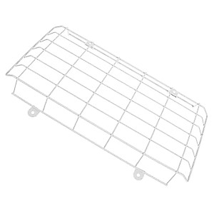 PHENOFICE Exit Light Commercial Emergency Exit Sign Light Wire Guard Cage Stopper Fixture LED Exit Sign Signs Outdoor Wall-mounted Exit Sign Wire Cove Gaurd Signal The Wire Tinsel White Iron