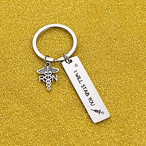 7RVZM Nurse Keychain Nurse Jewelry Medical Gift Nursing Keychain RN Registered Nurse Gift Nurse Graduation Jewelry Medical Jewelry Medical Student Gift Nurse Birthday Gift