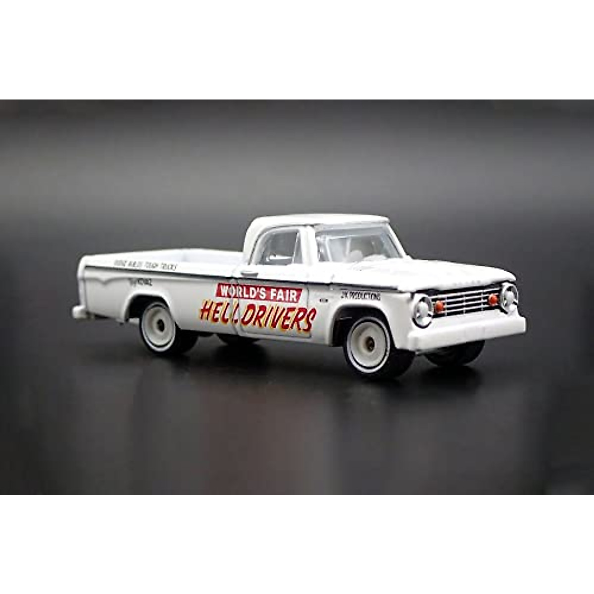 1966 Dodge D-100 Pickup Truck, White - Greenlight 30331/48-1/64 Scale Diecast Car