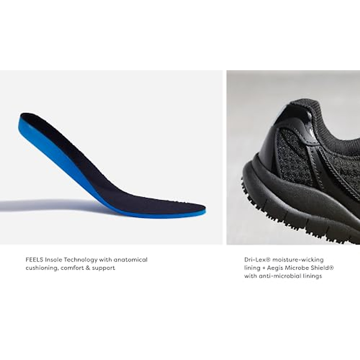 Dr. Scholl's Shoes Men's Valiant Slip-Resistant Sneaker, Black, 10.5 Medium US