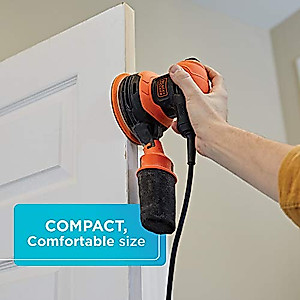 beyond by BLACK+DECKER Random Orbit Sander, 5-Inch, 2.4-Amp (BDERO200AEV)