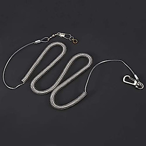 AYNEFY 6m Bird Flying Rope Parrot Bird Anti-bite Outdoor Flying Training Traveling Walking Rope Pet Bird Leash Kits Random Color (Foot Ring Dia. 6.5mm)