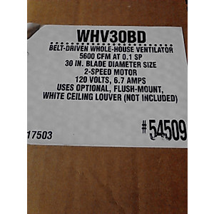 Air Vent Inc. 24" Whole House Fan 54301 Attic & Whole House Fans