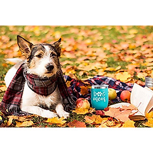 Dog Mom Tumbler - 12oz - Dog Mom Gifts For Women - Dog Mom Gifts - Dog Lover Gifts for Women - Dog Gifts for Dog Lovers - Gifts for Dog Lovers - Includes Wine Stopper