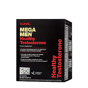 GNC Mega Men Healthy Testosterone Vitapak Program - 30 Vitapaks