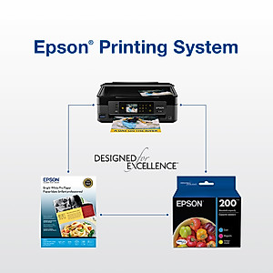 EPSON T200 DURABrite Ultra Ink Standard Capacity Black & Color Cartridge Combo Pack (T200120-BCS) for select Epson Expression and WorkForce Printers