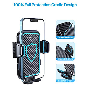 Miracase 2024 Upgrade Universal Car Phone Holder Mount for Air Vent, Sturdy and Thick Case Friendly Hands-Free Mount for iPhone, Samsung, and All Smartphones