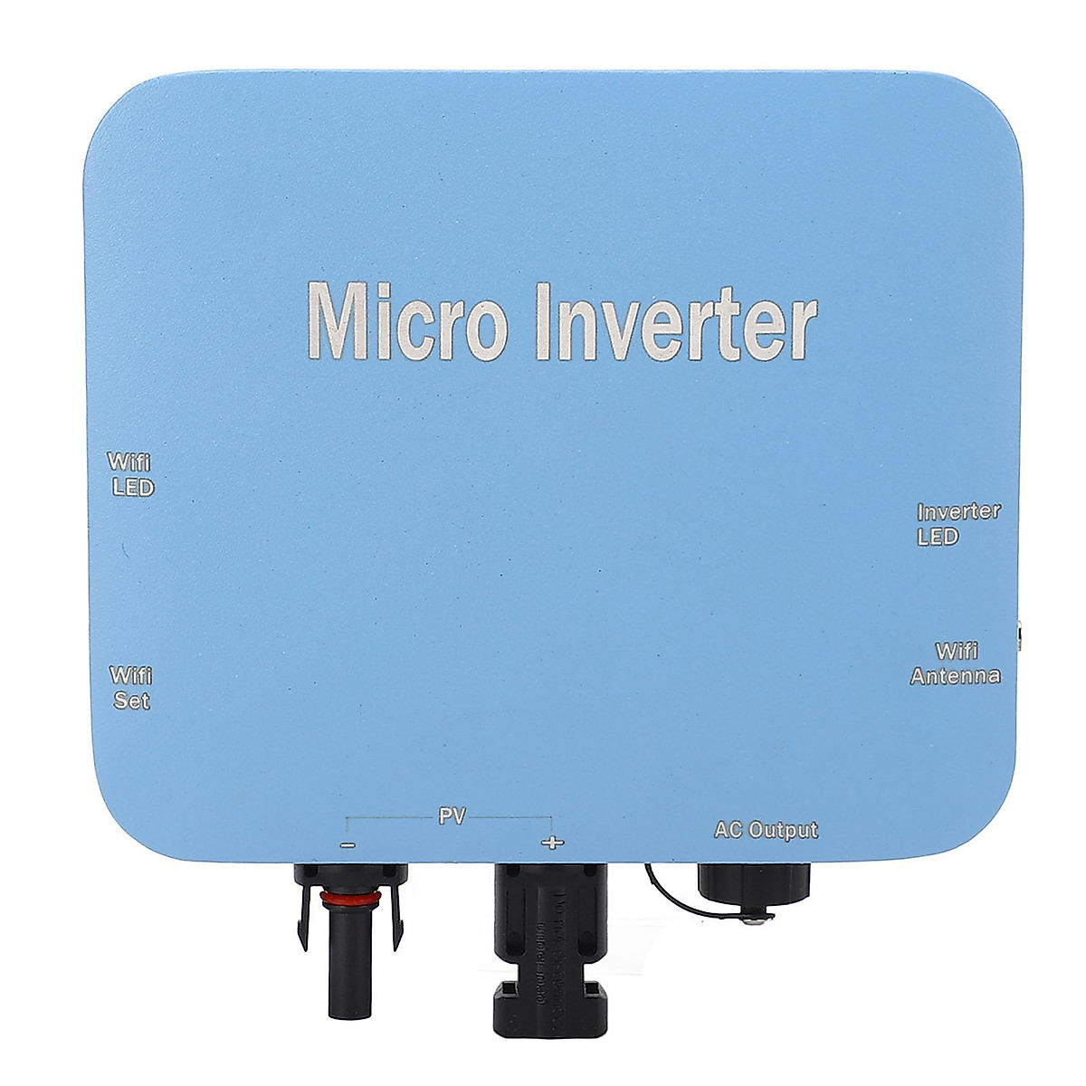 Solar Micro Inverter, 120V 230V WiFi Solar Grid Tie Inverter IP65 Waterproof, MPPT Pure Sine Waving Inverter Input 20V-60V Output 80V-280V, Automatic Recognition (300W)