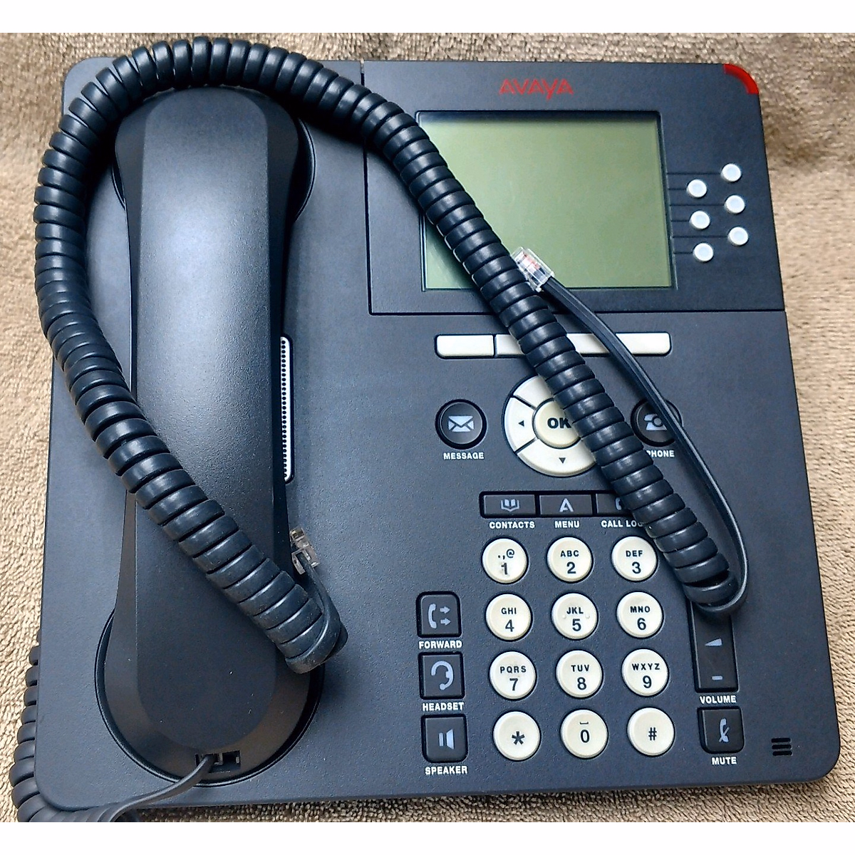 DIY-BizPhones 10-Pack Charcoal (aka Black) 12' Ft Handset Cords Compatible with Avaya Phone 9400 9500 9600 J100 Series IP Digital 9608G 9610 9610G 9611G 9620 9620L 9630 9641GS Receiver Curly Coil Lot