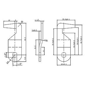 WOOCH Toolbox Lock Replacement Lock Tubular Cam Lock 90 Degree, Hook cam, Cabinet Locks with Keys RV Storage Drawer File Mailbox, Keyed Alike, Zinc Alloy (1-1/8 Inch, 2 Pack)
